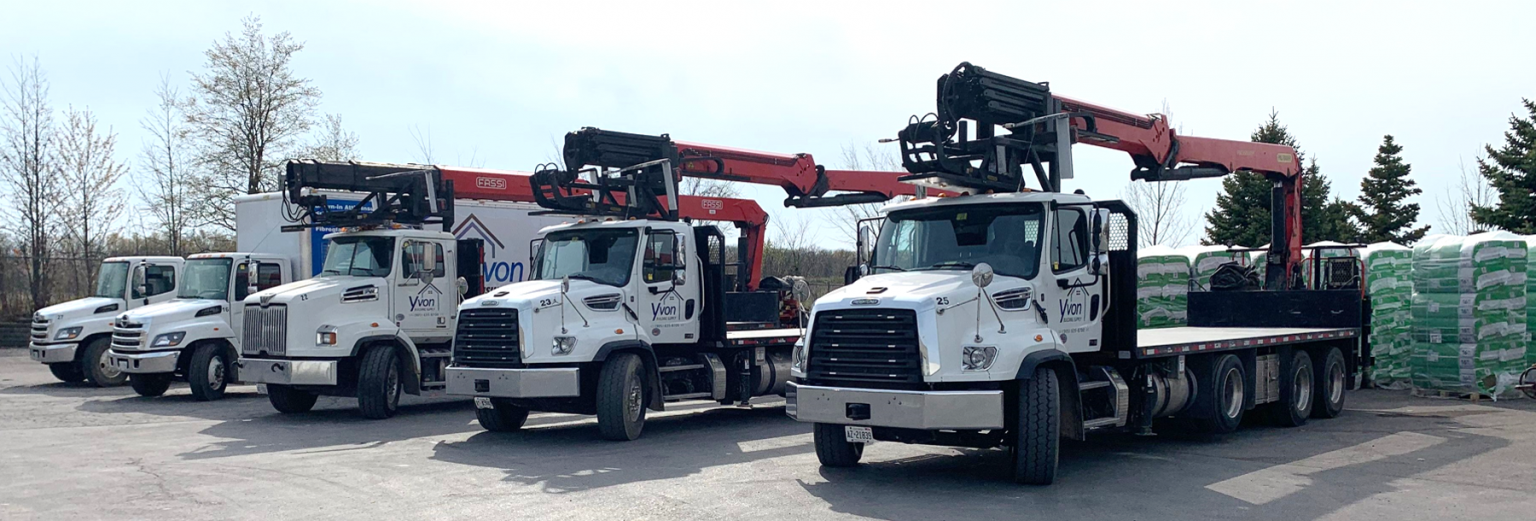 Building Material Delivery Service in Ontario | Yvon